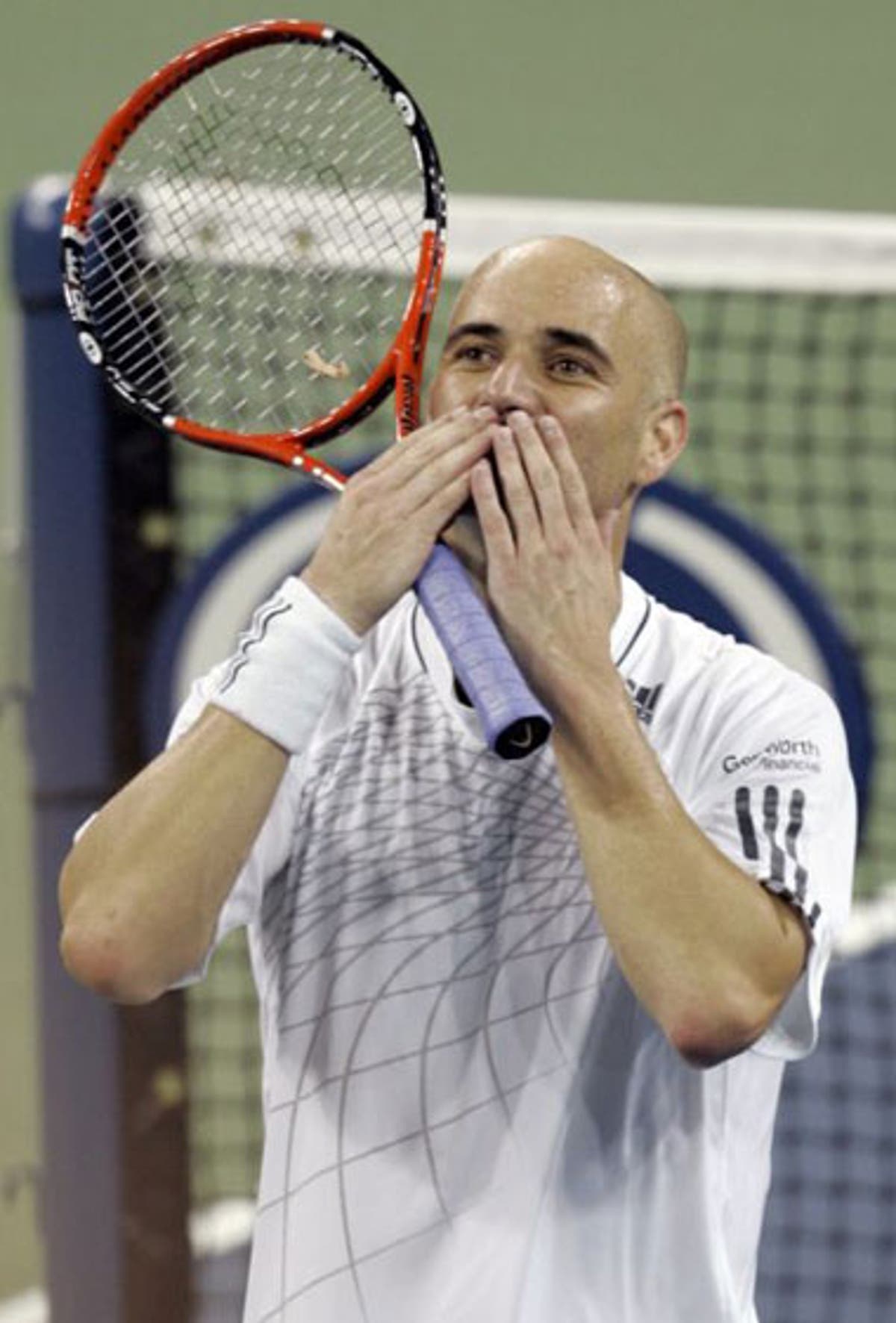 Heroic fightback from Agassi is music to the ears of jubilant crowd ...