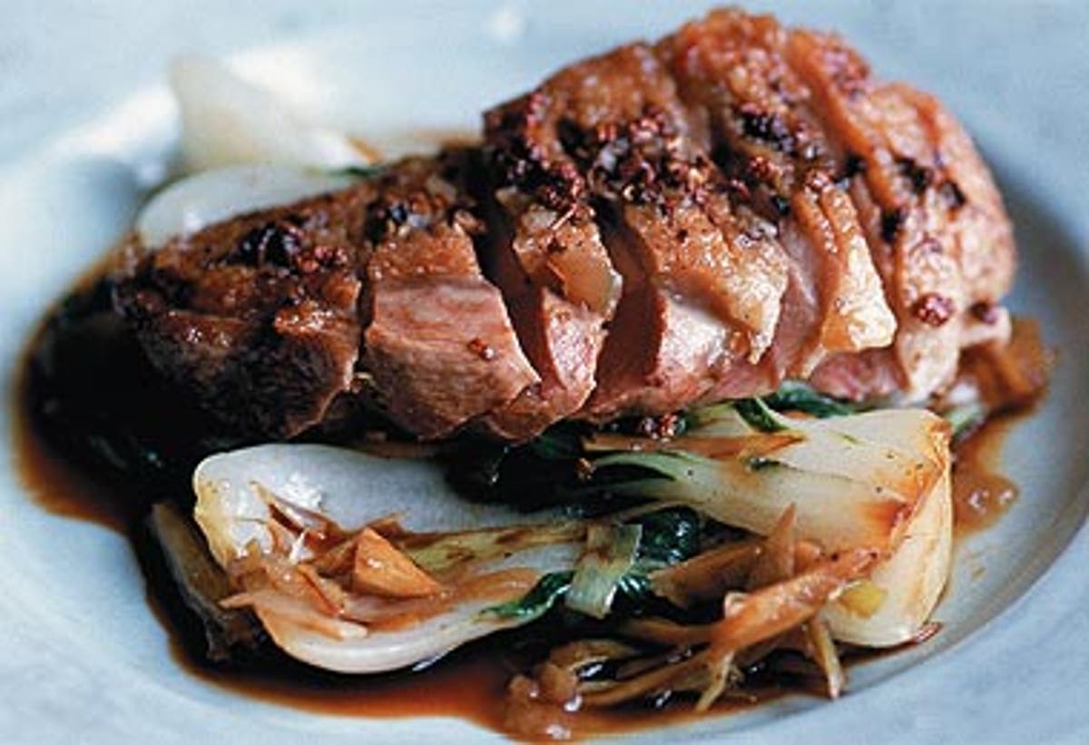 Szechuan peppered duck breast | The Independent | The Independent