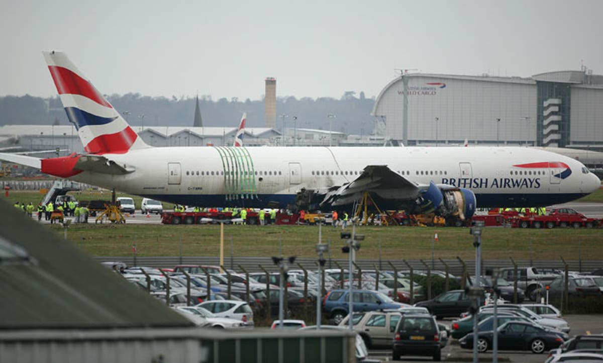 Heathrow crash inquiry looks at jet's fuel supply | The Independent ...