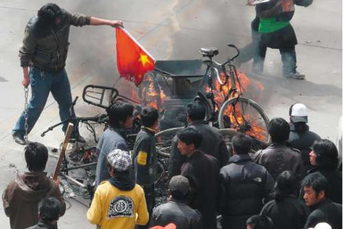 Four die and dozens more injured as Tibet protests descend into ...