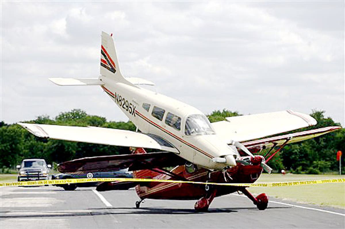 Plane lands on top of another | The Independent | The Independent