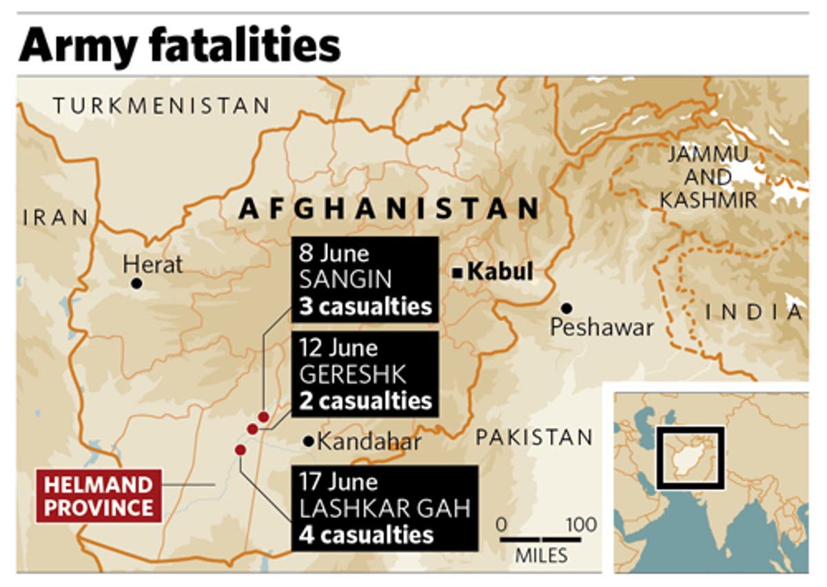 First female soldier killed in Afghanistan | The Independent | The ...