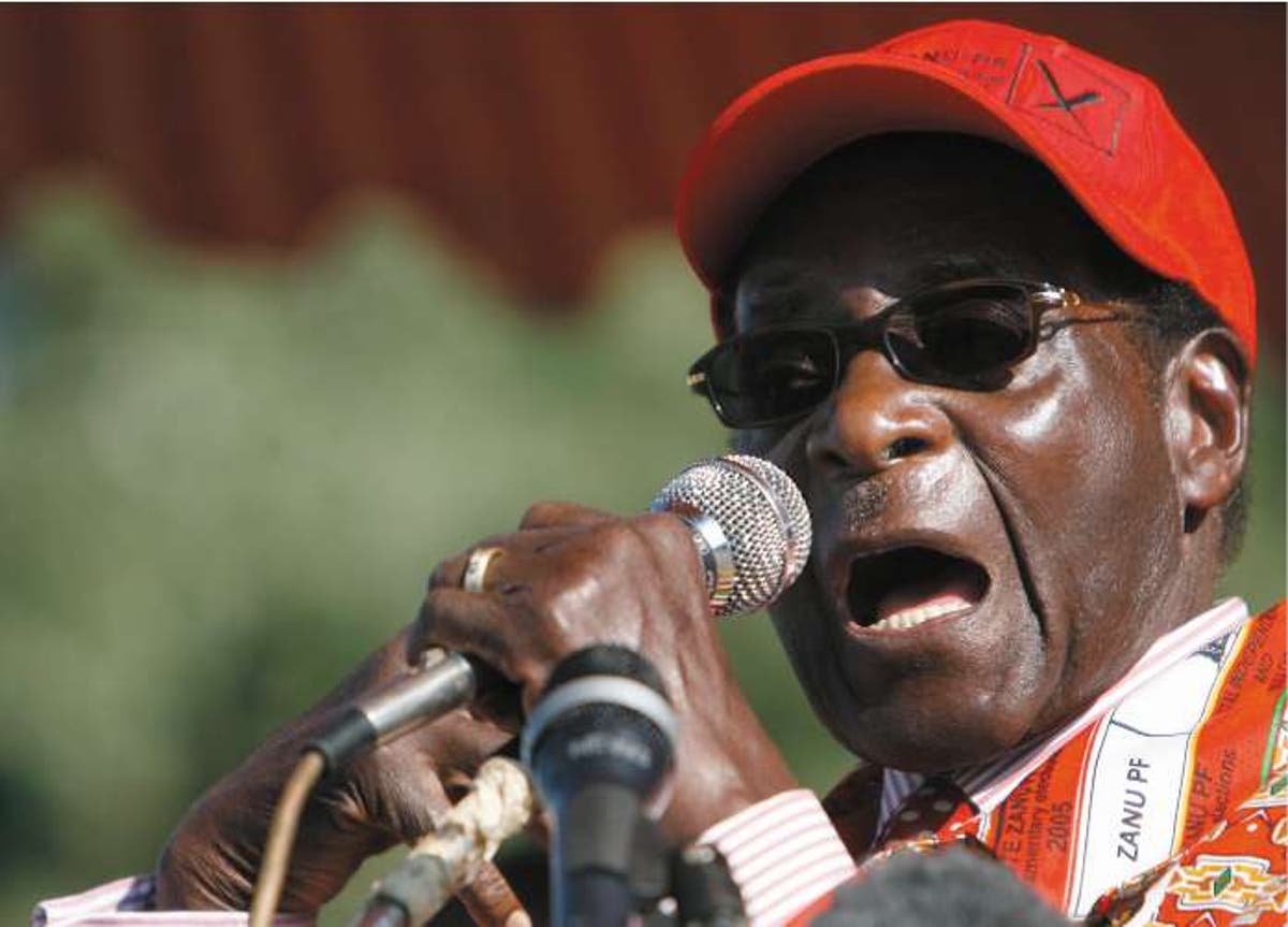 Across Zimbabwe, red rags signify a nation in mourning | The ...