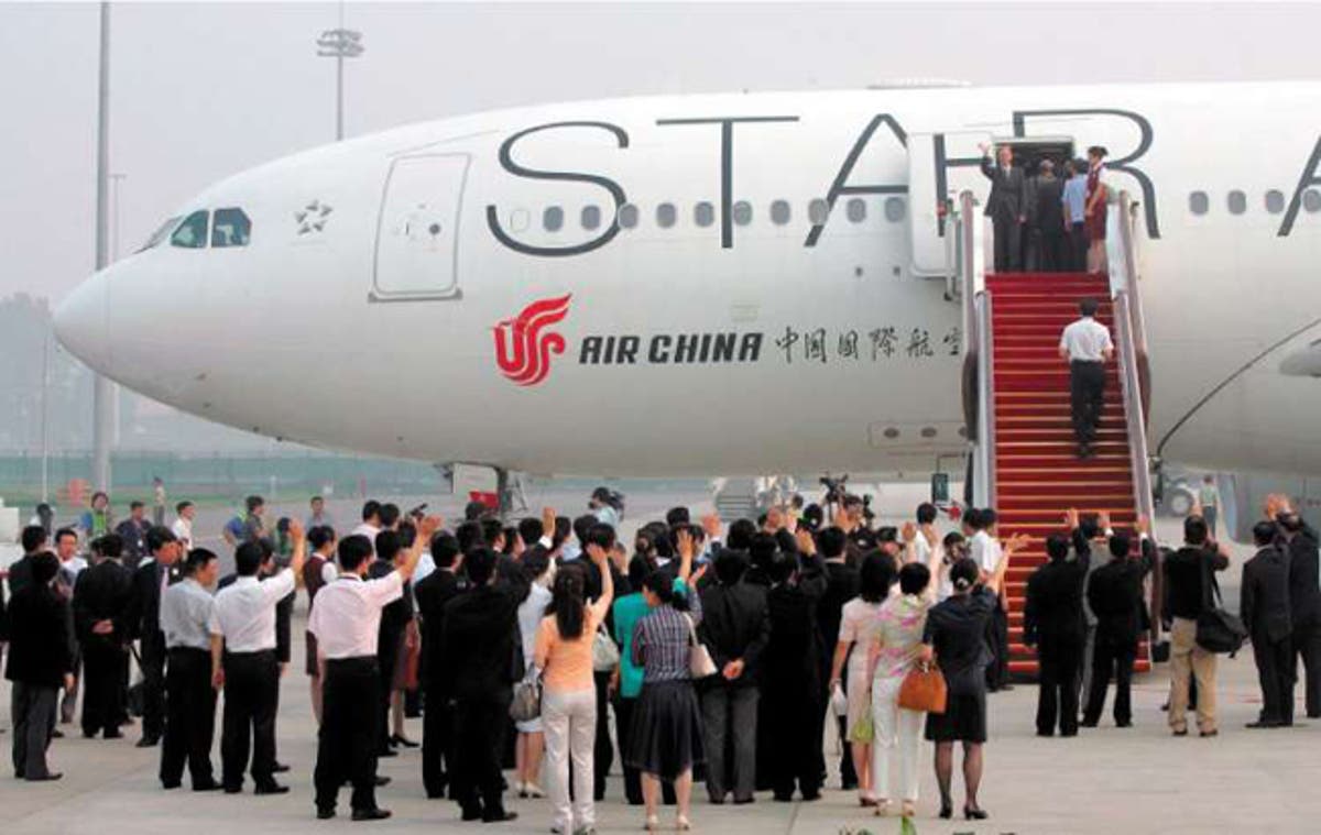 First flight in 60 years from Taipei to Beijing | The Independent | The ...