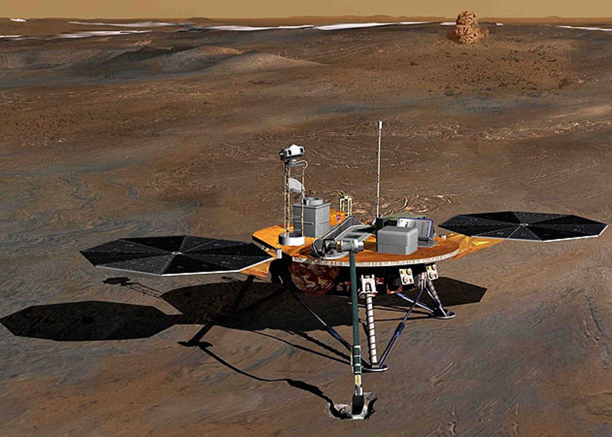 Nasa's Phoenix Lander 'tastes and touches' water on Mars | The ...