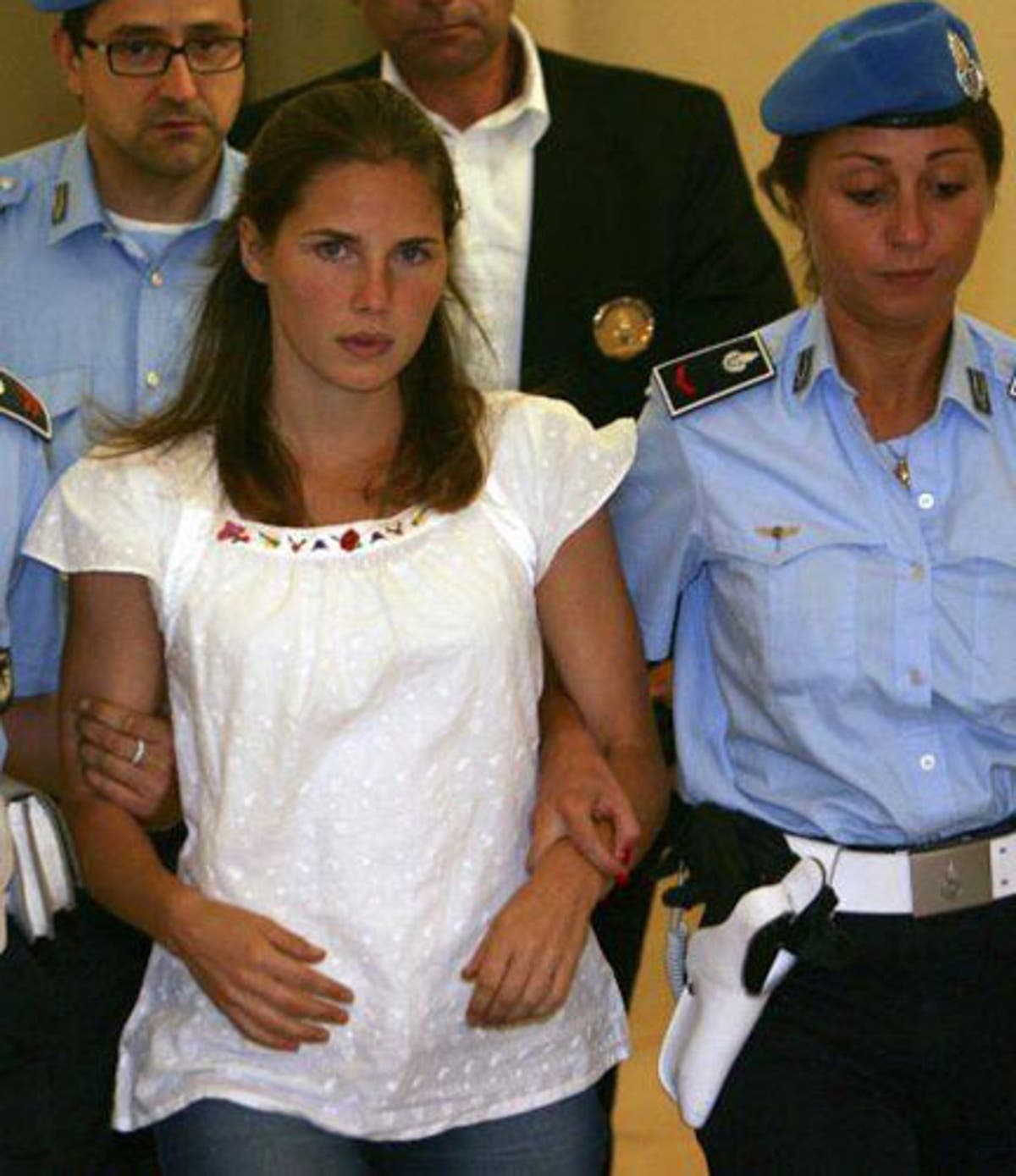 Suspects in Meredith murder case confront dead student’s family | The ...