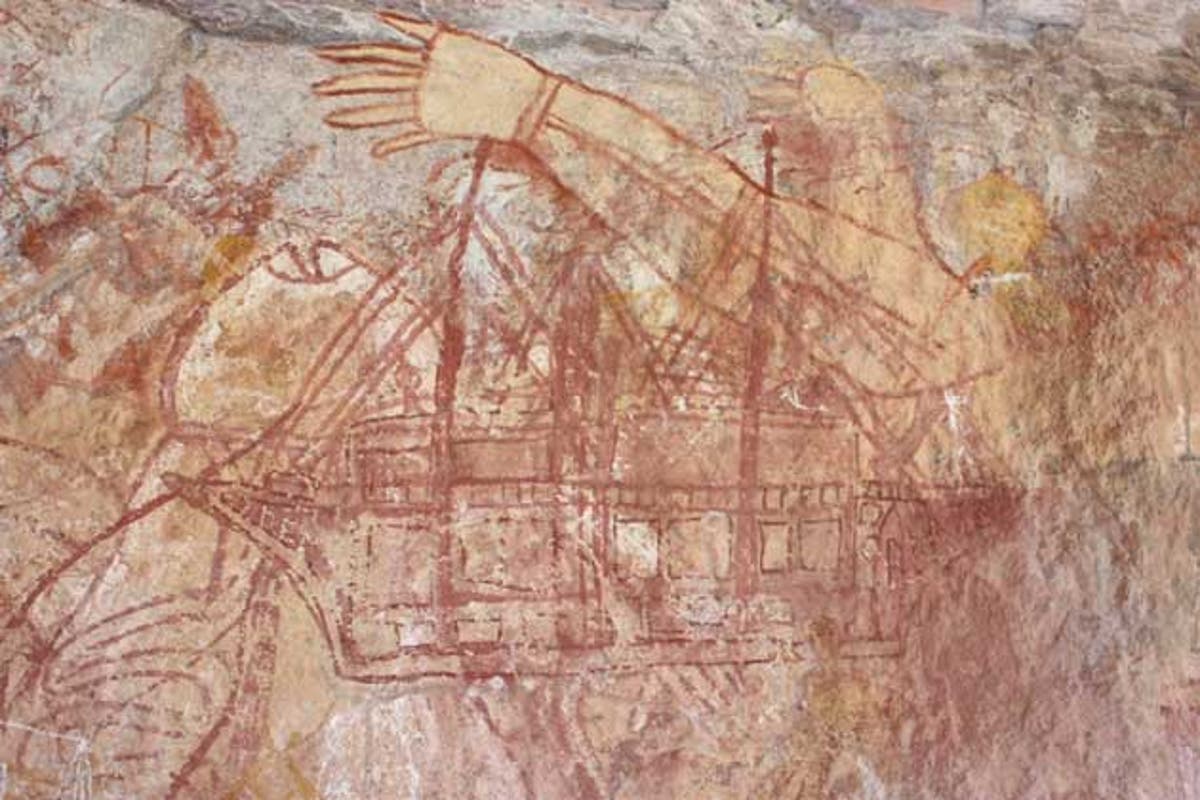 Australian history rewritten in rock art | The Independent | The ...