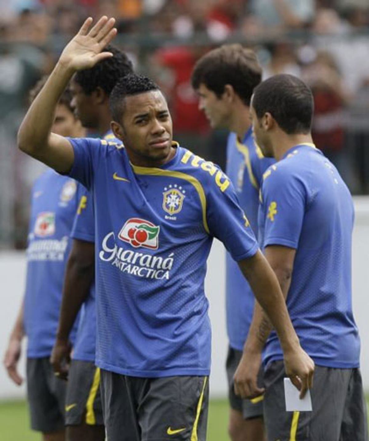 City can be as big as Real Madrid, says Robinho | The Independent | The ...