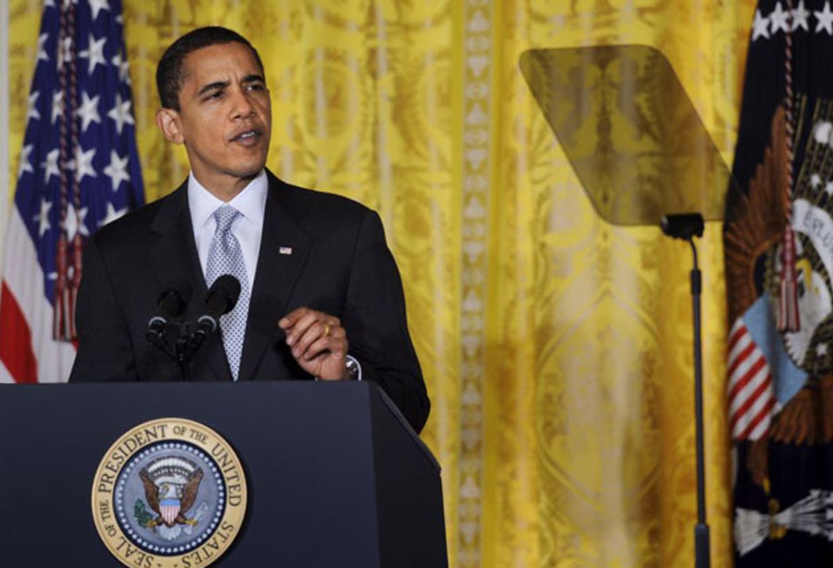 Obama's $787bn stimulus package clears House vote | The Independent ...