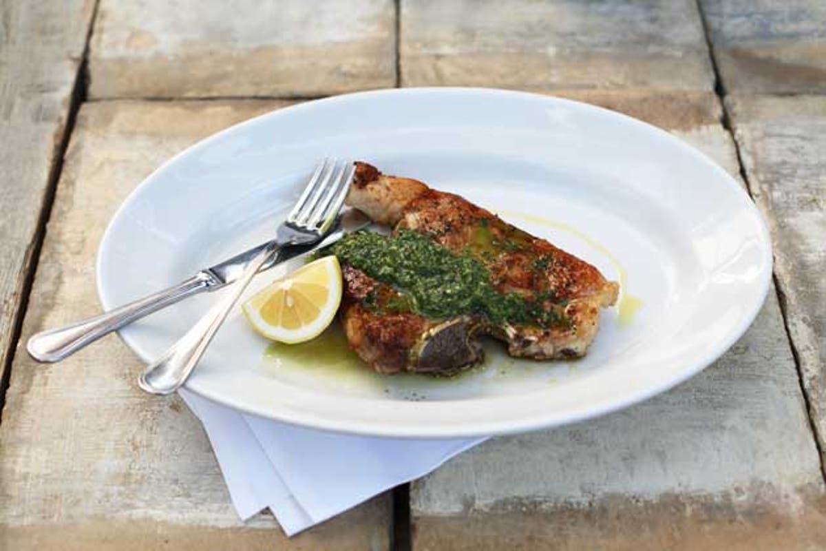 Salt cod with white polenta | The Independent | The Independent