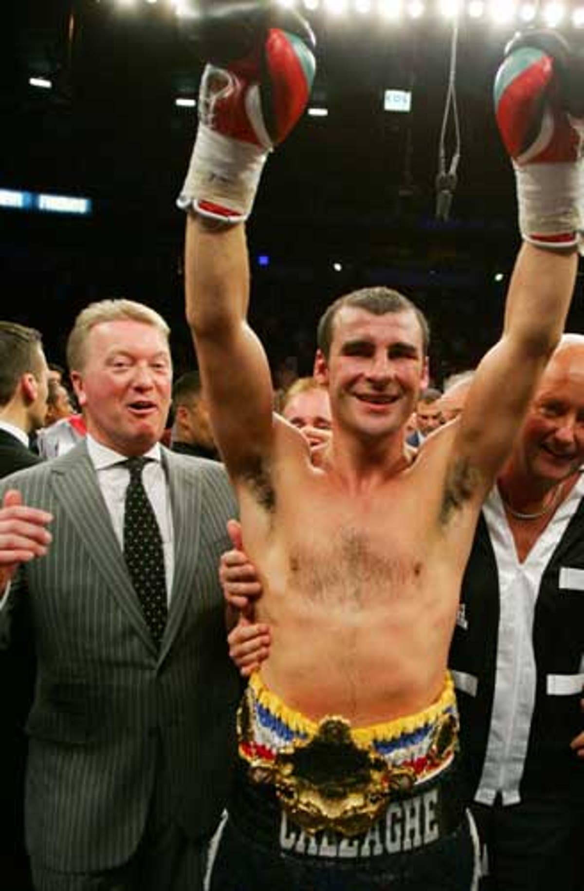 Boxing: Calzaghe clobbers Warren for £2m | The Independent | The ...
