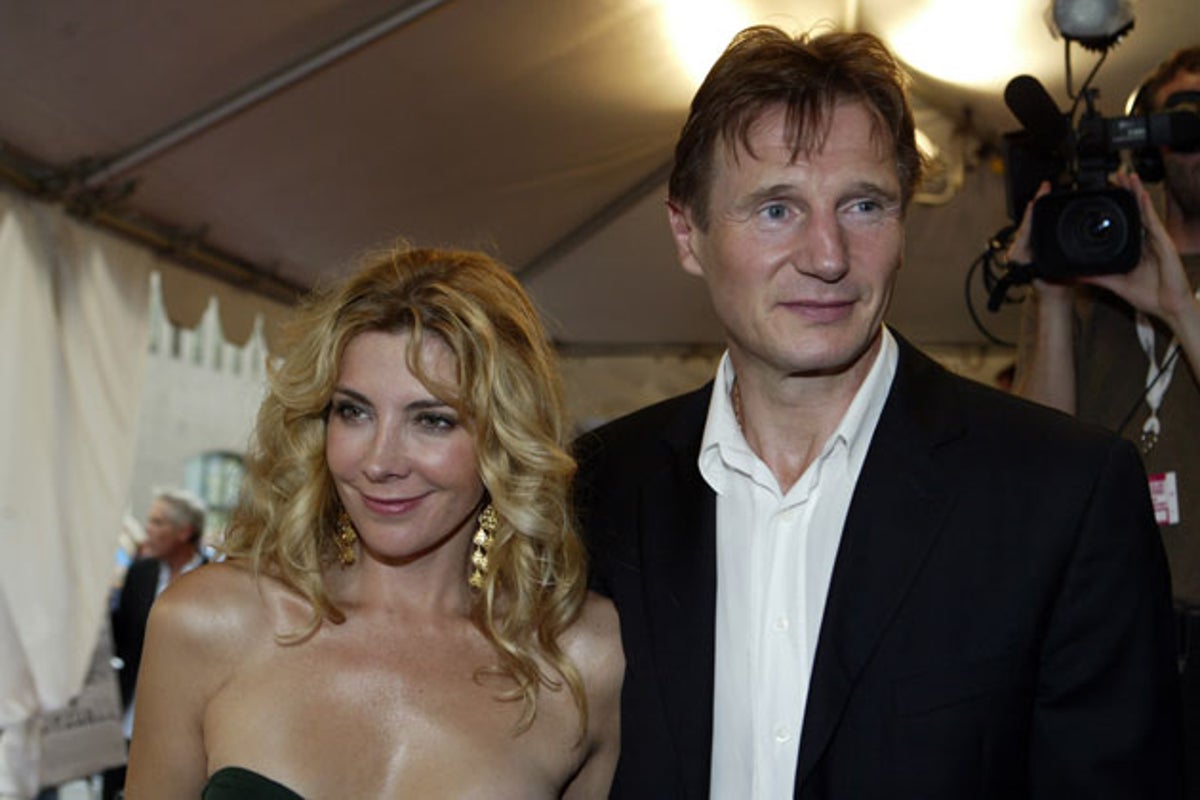 Liam Neeson recalls ‘falling in love’ with his late wife Natasha ...