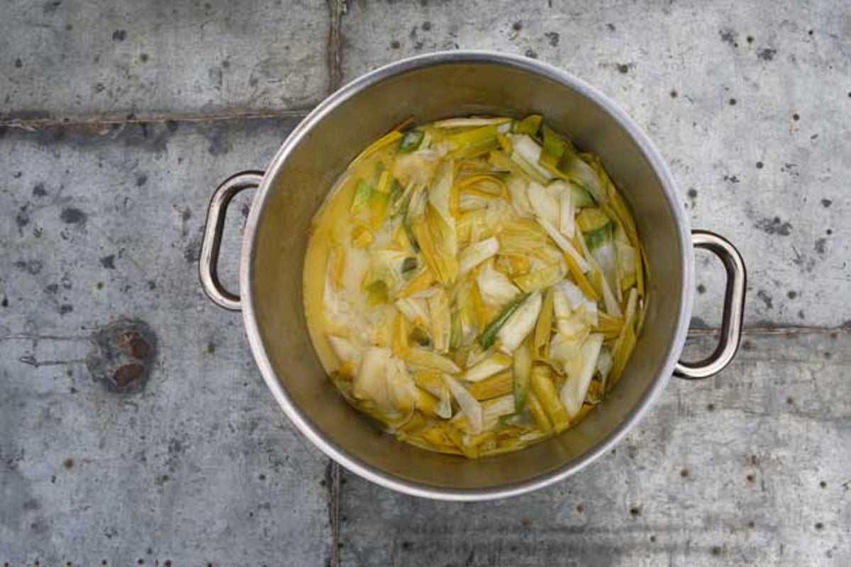 Poached leeks with butter and Parmesan | The Independent | The Independent