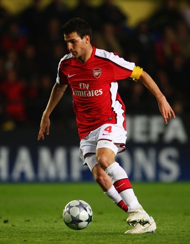 Fabregas puts faith in home advantage to tip balance | The Independent ...