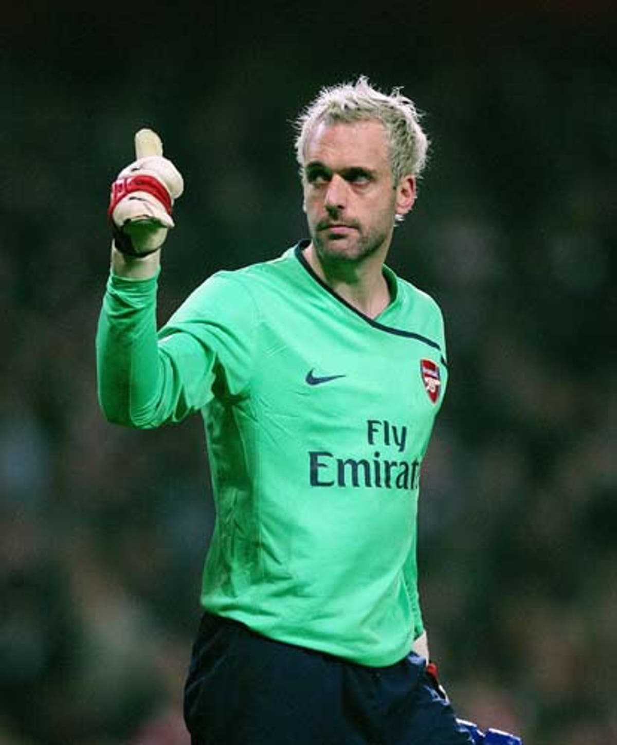 Arsenal need more experience says Almunia | The Independent | The ...