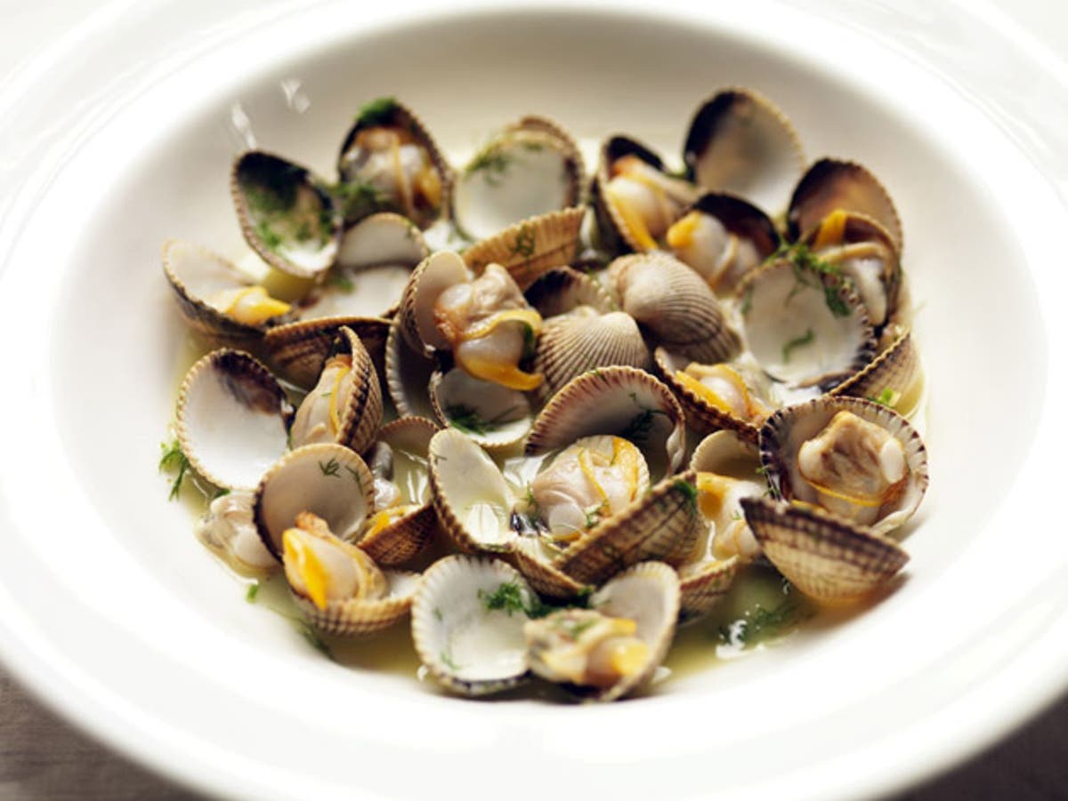 Steamed cockles with white port and wild fennel | The Independent | The ...