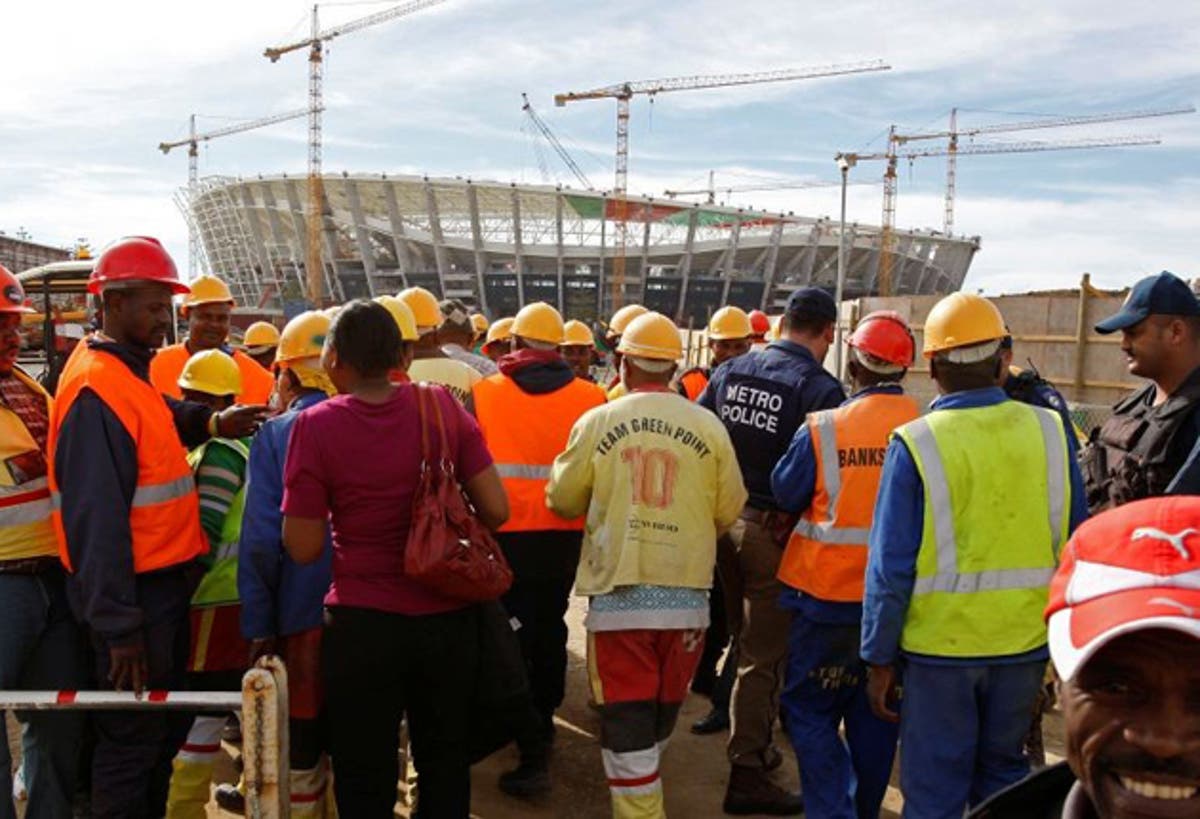 Game on for Zuma as workers strike at World Cup stadiums | The ...