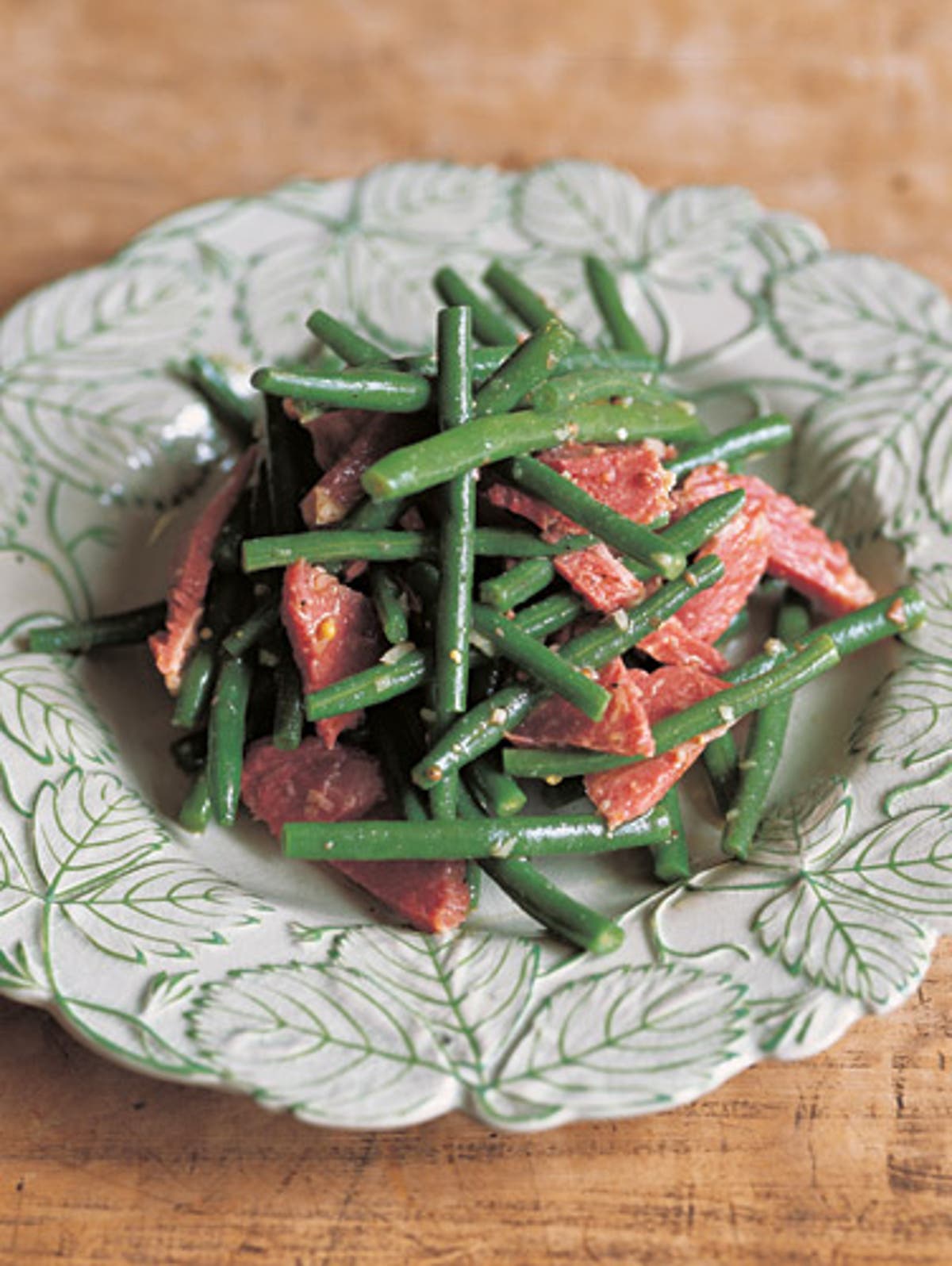 St Patrick's Day 2015: Corned beef (salt beef) with green bean salad ...