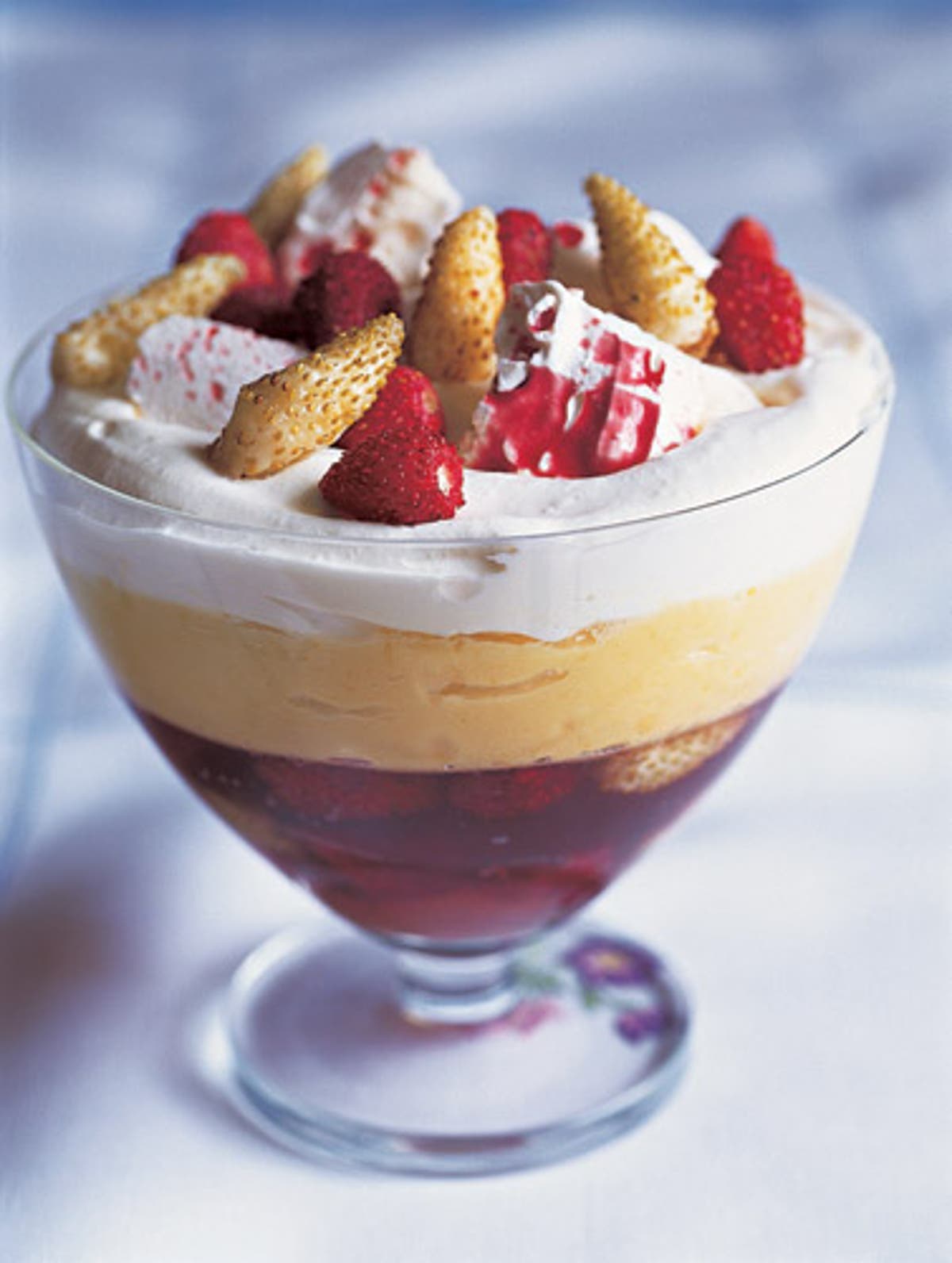 Wild strawberry trifle | The Independent | The Independent