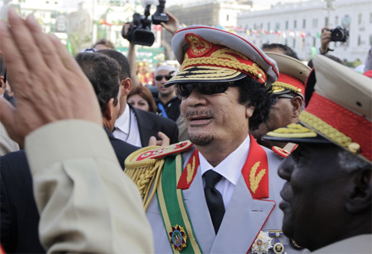 Gaddafi's forty years in power celebrated with a 'gallery of grotesques ...