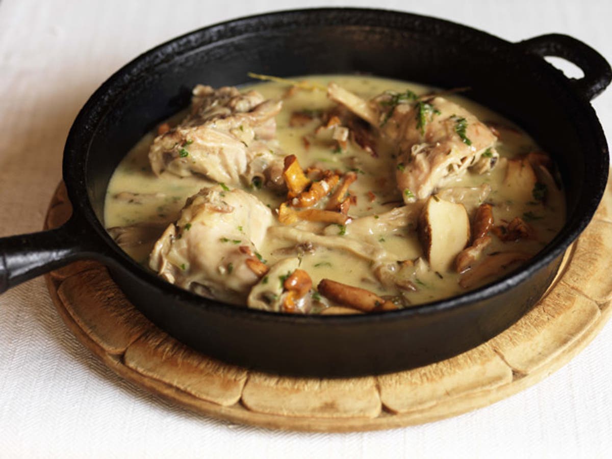 Braised wild rabbit with ceps | The Independent | The Independent