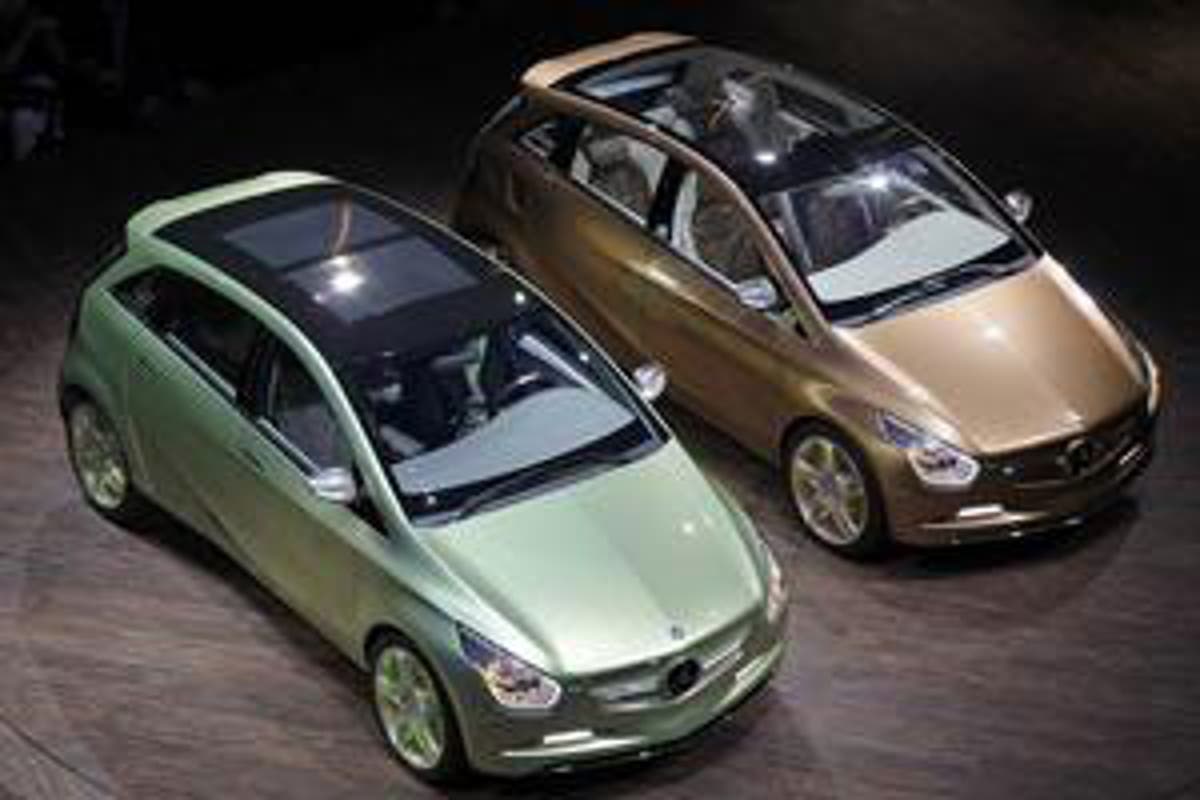 Battery-powered Benz range unveiled in Frankfurt | The Independent ...