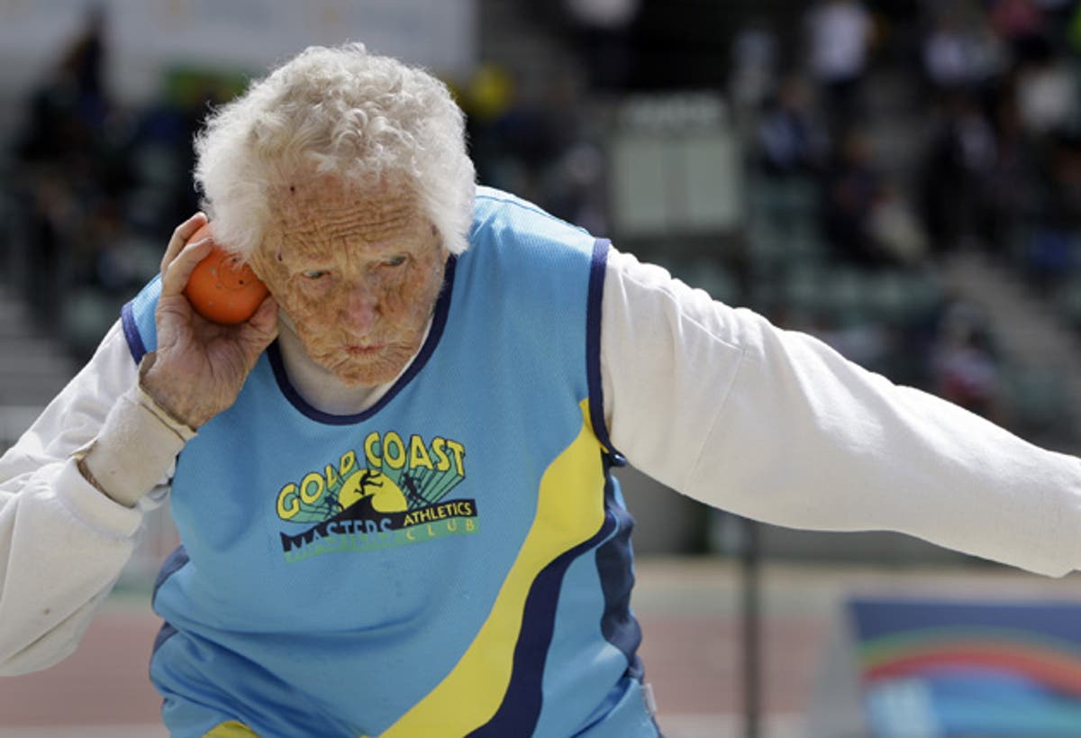 100-year-old breaks shot put record | The Independent | The Independent