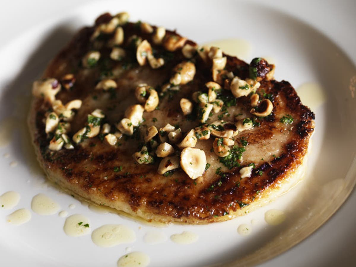 Pan-fried ray with hazelnuts | The Independent | The Independent