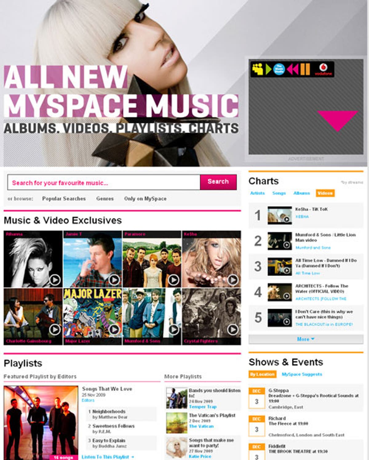 MySpace hopes high as launches music site in UK | The Independent | The ...