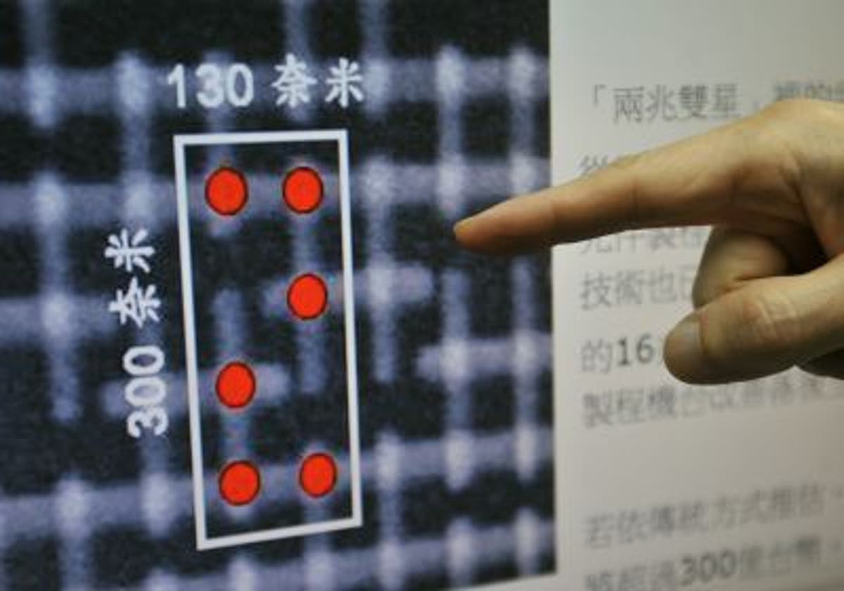 Taiwan unveils super-tiny microchip | The Independent | The Independent