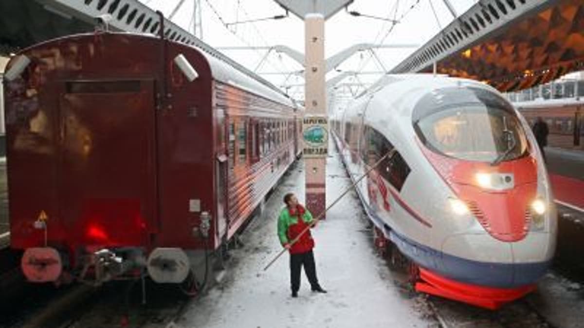 Russia unveils high-speed train on deadly bomb route | The Independent ...