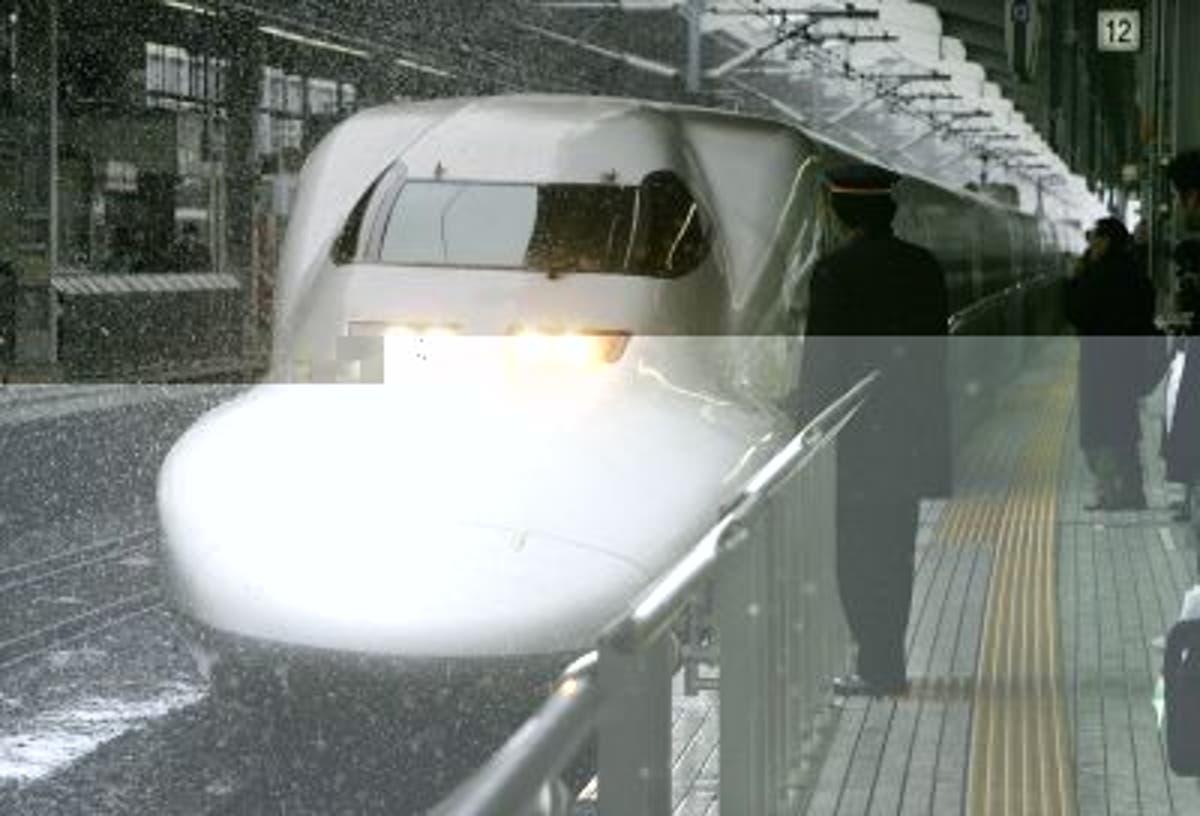 Snow no match for Japan's bullet train | The Independent | The Independent