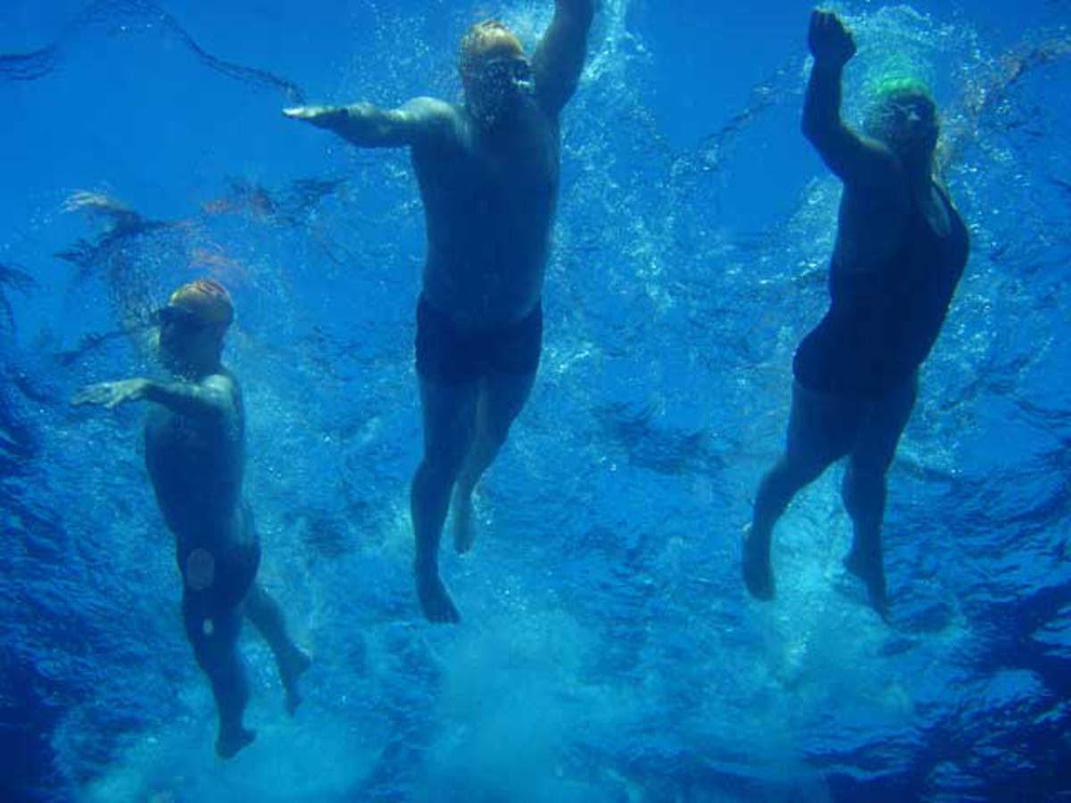 Extreme swimming: Who needs ferries to island-hop in Greece when you ...