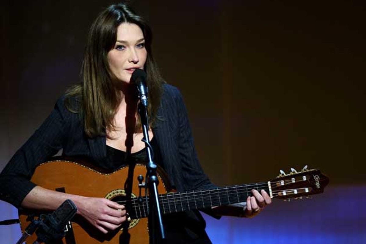 Bruni quits contest over song insulting Sarkozy | The Independent | The ...