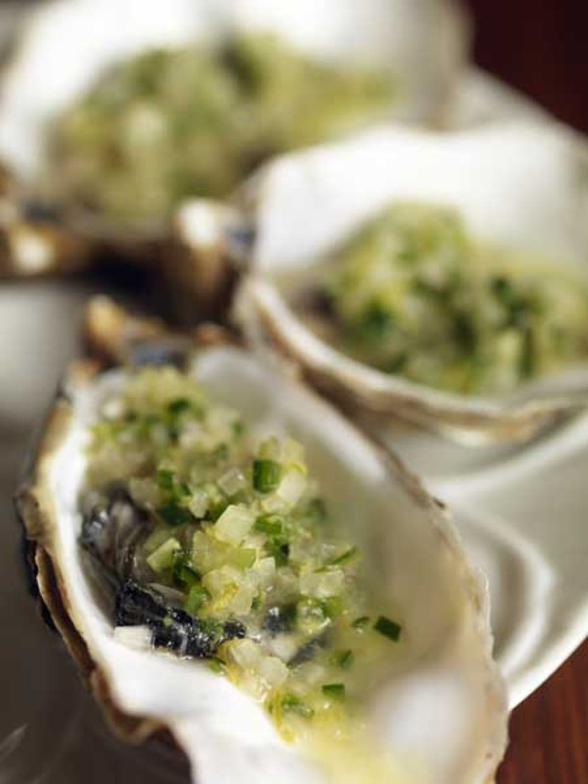 Oyster and cucumber ceviche | The Independent | The Independent
