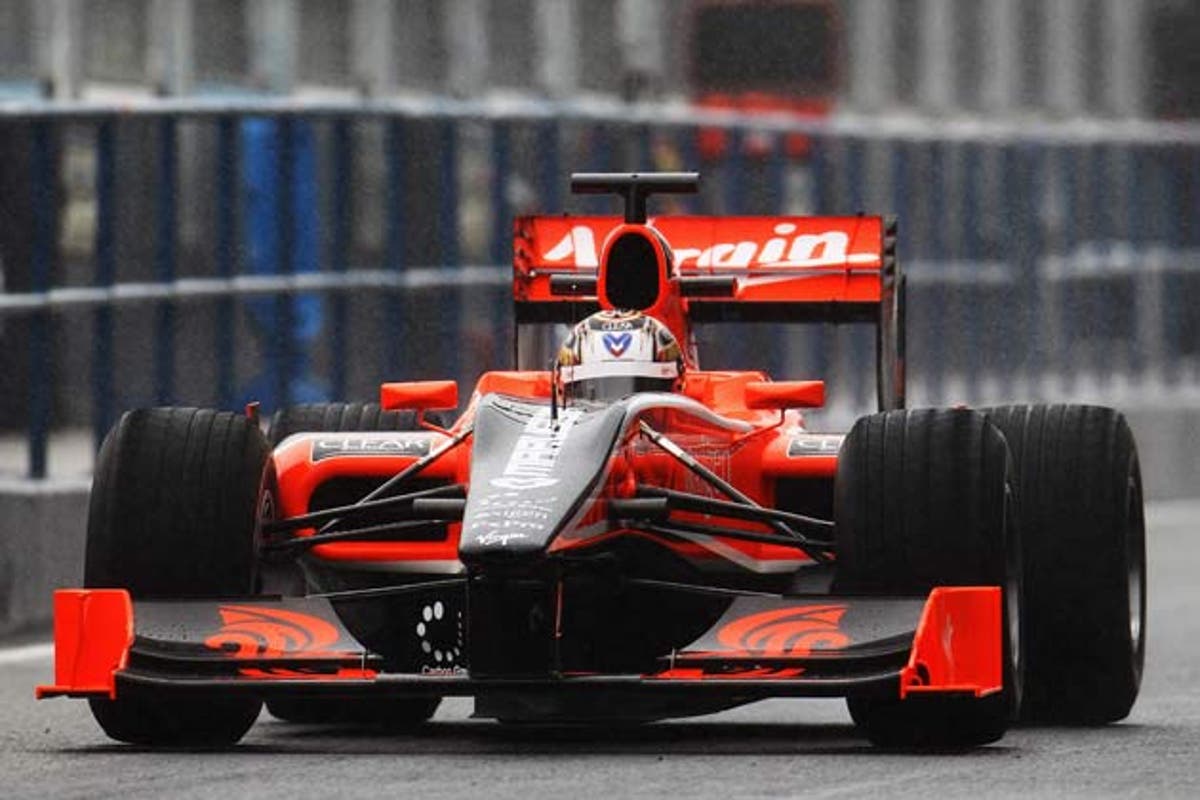 Virgin F1 testing cut short | The Independent | The Independent