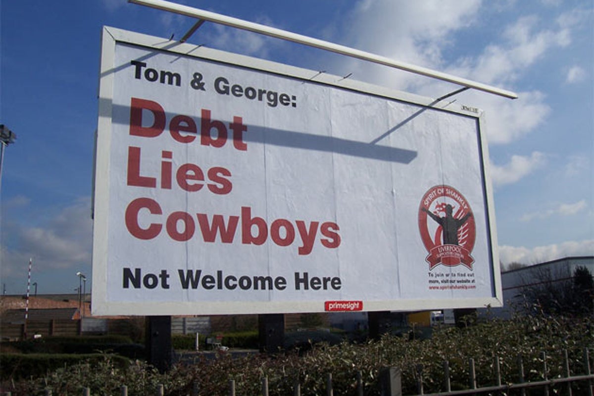 Liverpool protesters start billboard campaign | The Independent | The ...