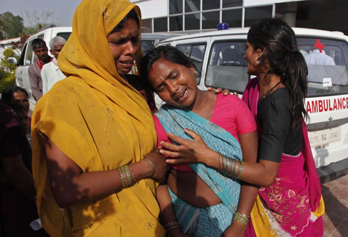 Scores killed in India temple stampede | The Independent | The Independent