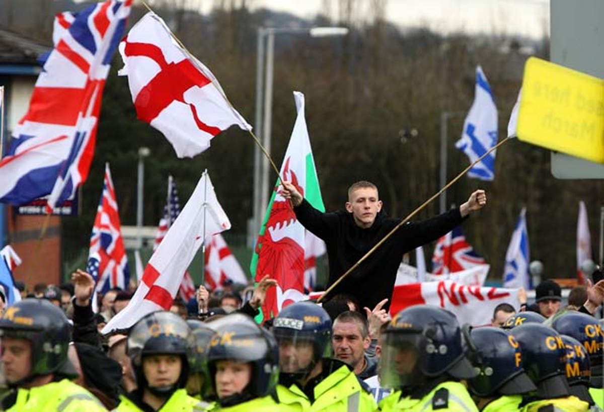 Police battle to control right-wing groups | The Independent | The ...