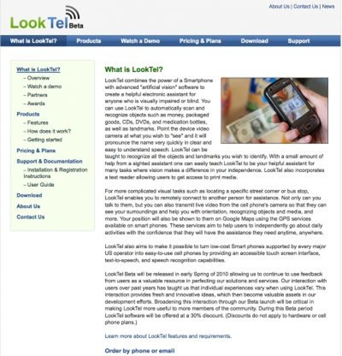 Augmented Reality smartphone application helps visually impaired ...