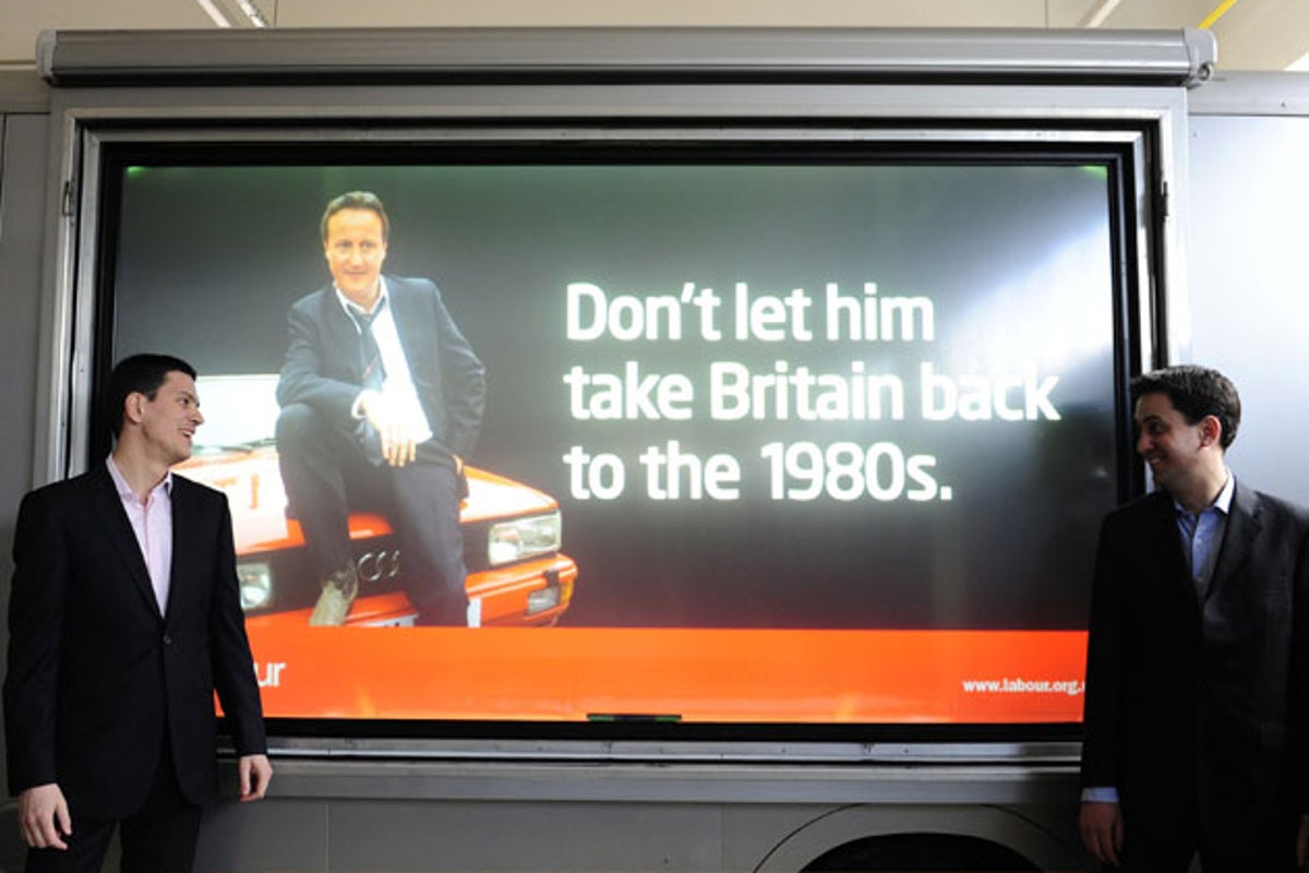 Labour poster turns Cameron into a cult hero | The Independent | The ...