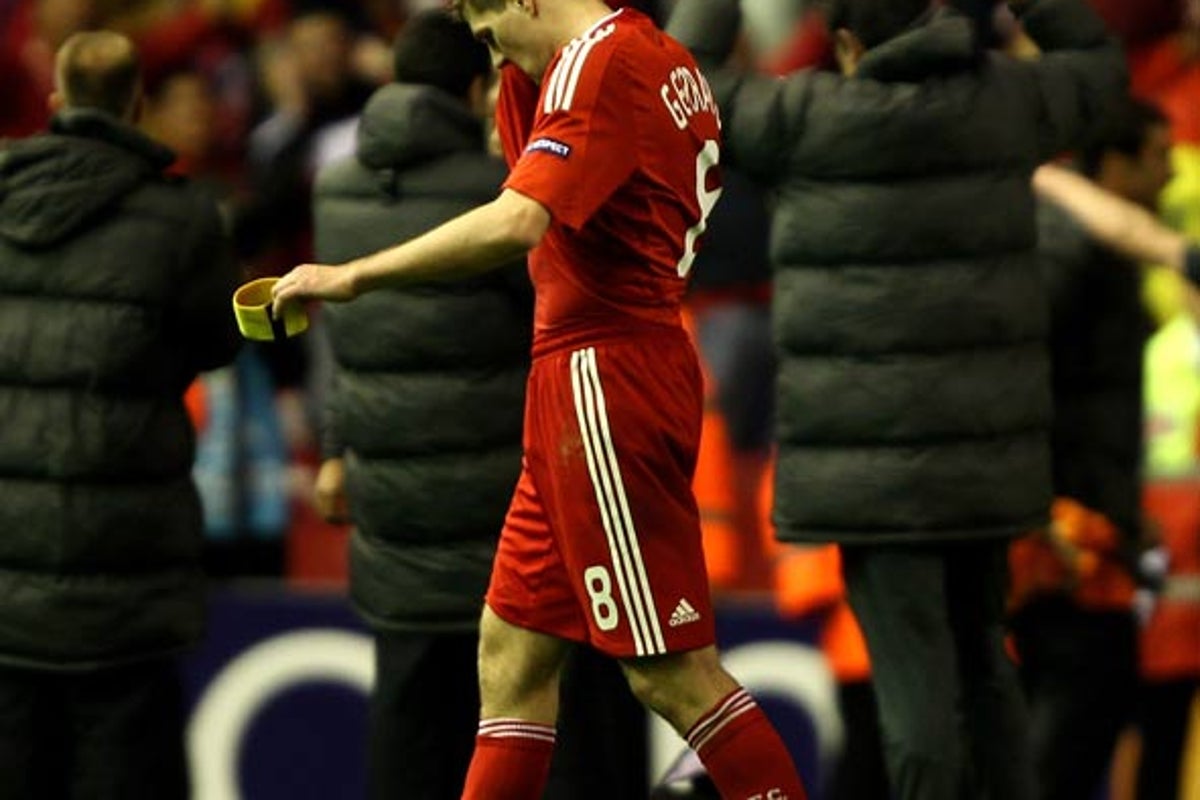 Gerrard's future uncertain despite walking off from defeat with head ...