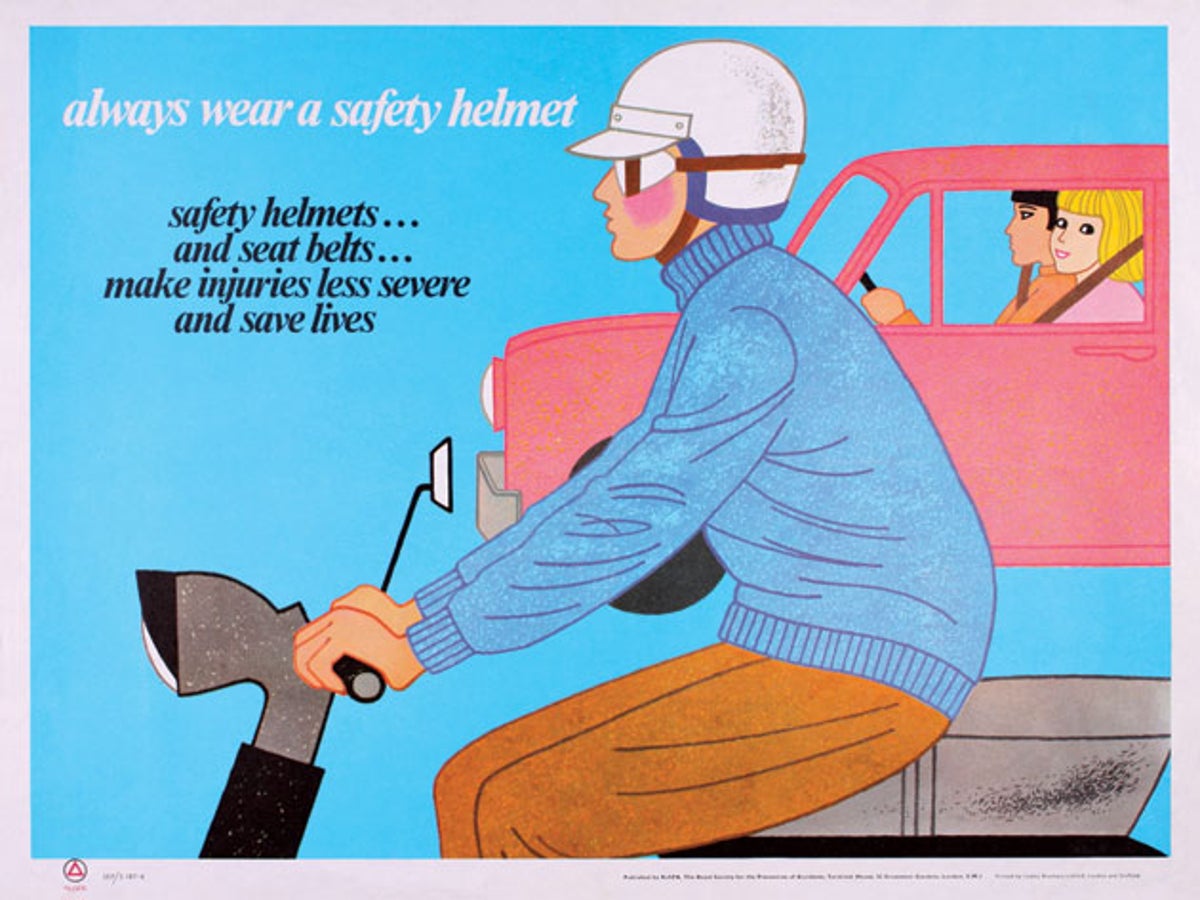 Wear Safety Helmet Posters