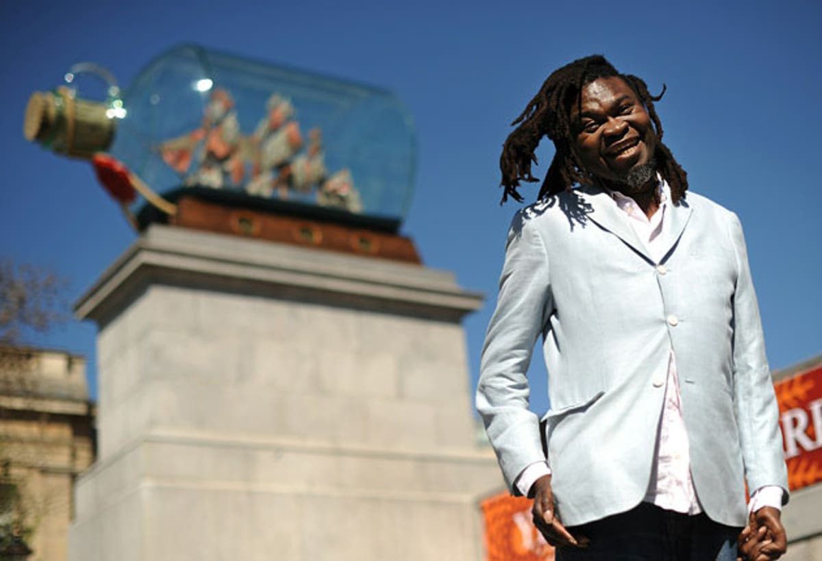 Nelson's 'Victory' joins him in Trafalgar Square | The Independent ...