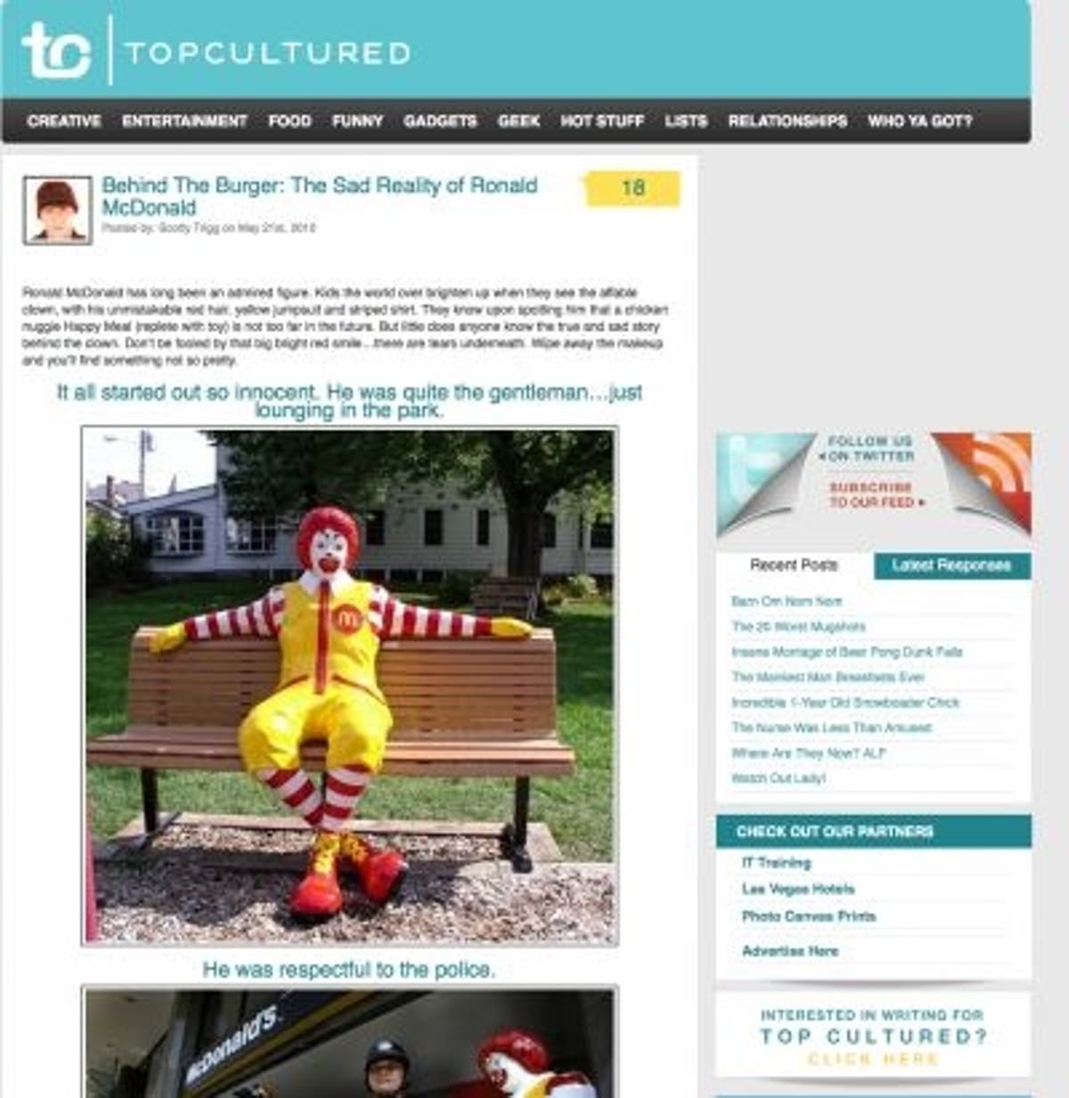 This week's most popular Diggs: Ronald McDonald and Pac-Man | The ...