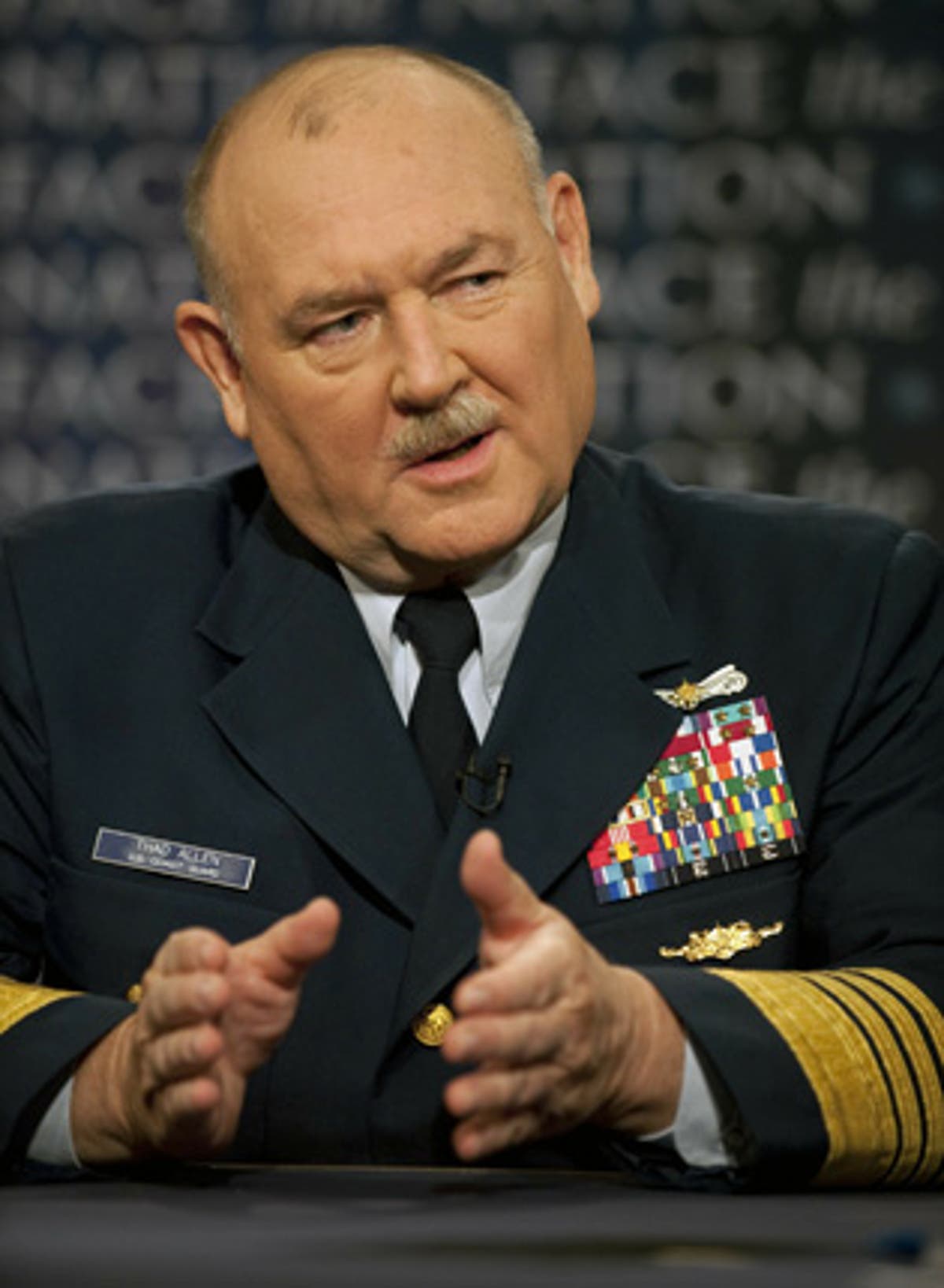 Admiral Allen was about to retire, then came the giant oil spill ...