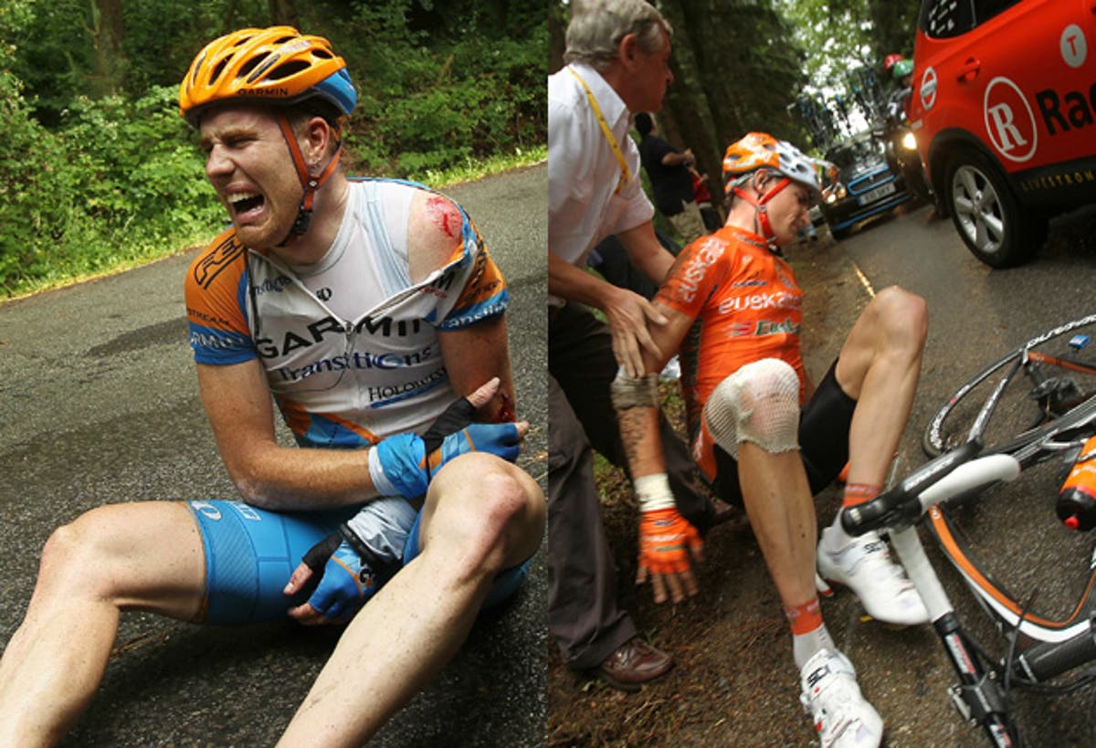 Cycling: Truce called after second day of collisions leaves several ...