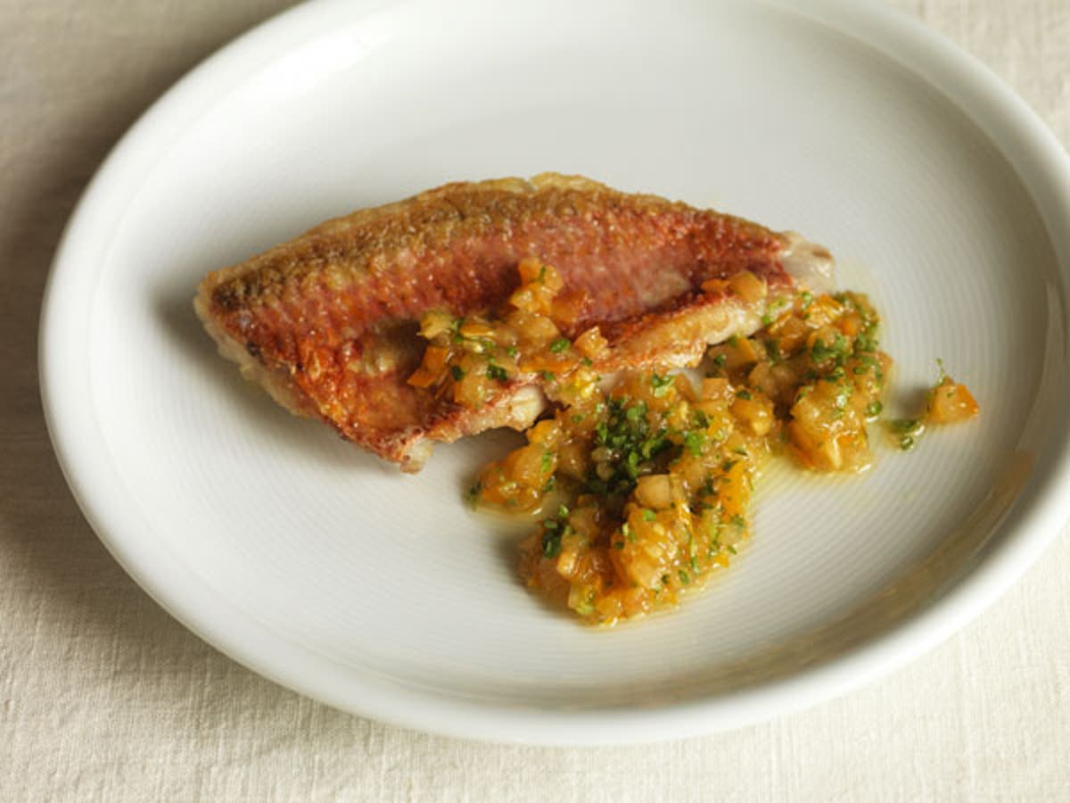 Red mullet with tomatoes and basil | The Independent | The Independent