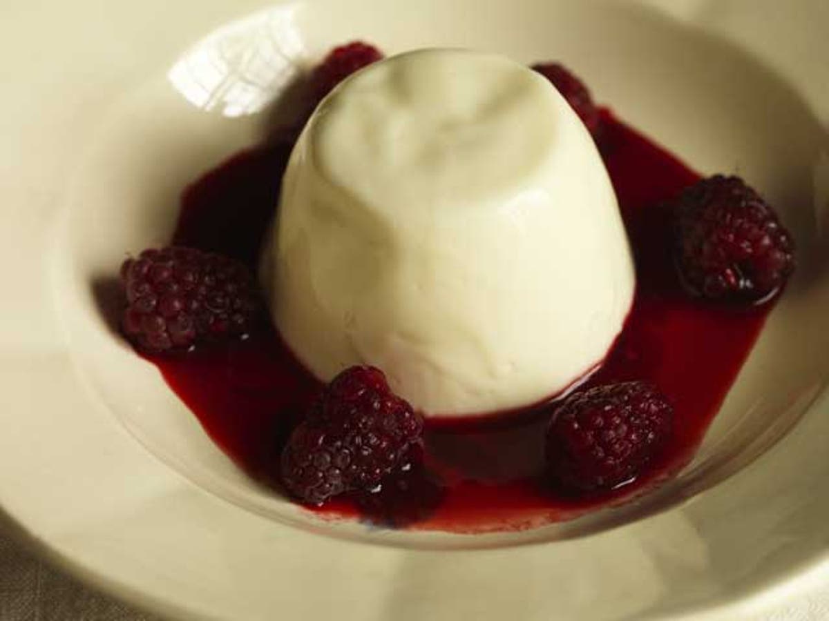 Buttermilk pudding with Tayberries | The Independent | The Independent