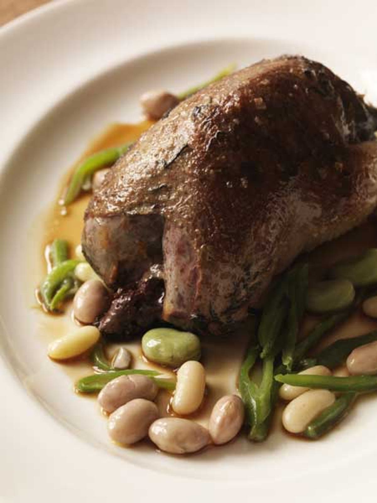 Roast stuffed grouse with late summer vegetables | The Independent ...